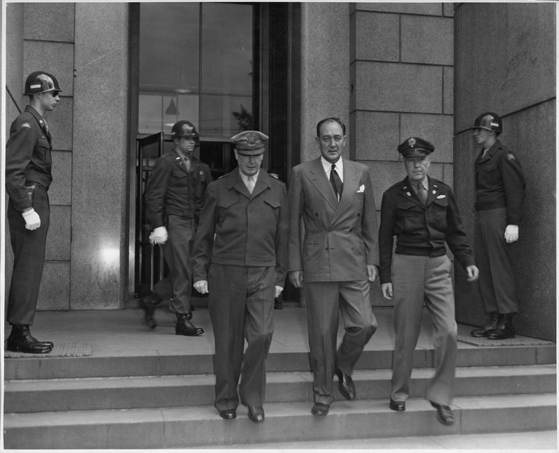 MacArthur, Pauley and Wheeler in Tokyo, Japan | Harry S. Truman