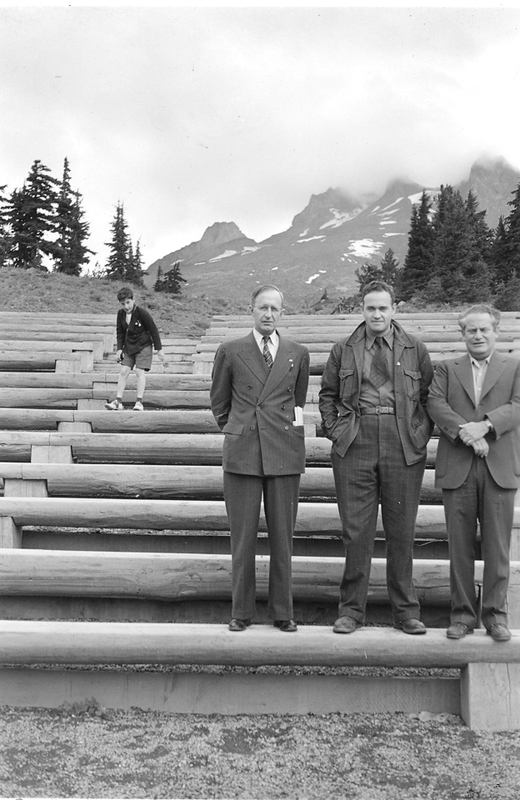 Judge Rosenman's son, Regional Forester Lyle Watts, A Forest Supervisor ...