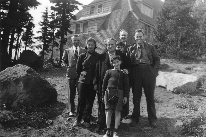 Judge Samuel Rosenman and Regional Forester Lyle Watts with the ...