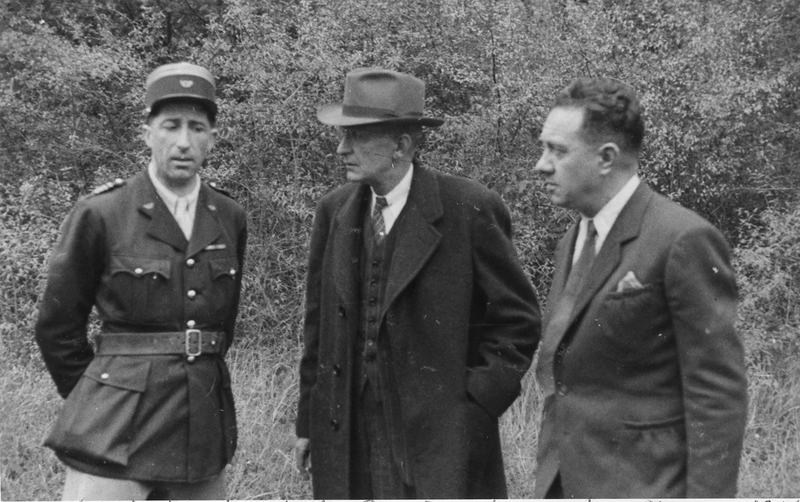 Lyle F. Watts with Others in the Francie Oak Forest, France | Harry S ...