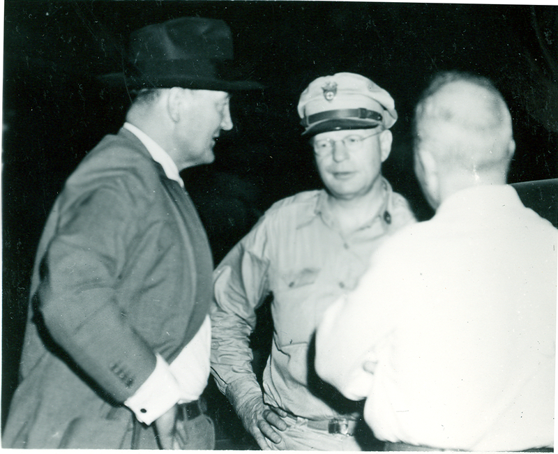 Edwin Pauley with Red Cross officials | Harry S. Truman