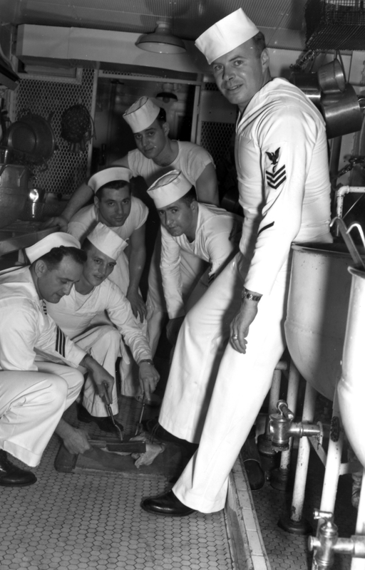 Sailors in Room on the Williamsburg | Harry S. Truman