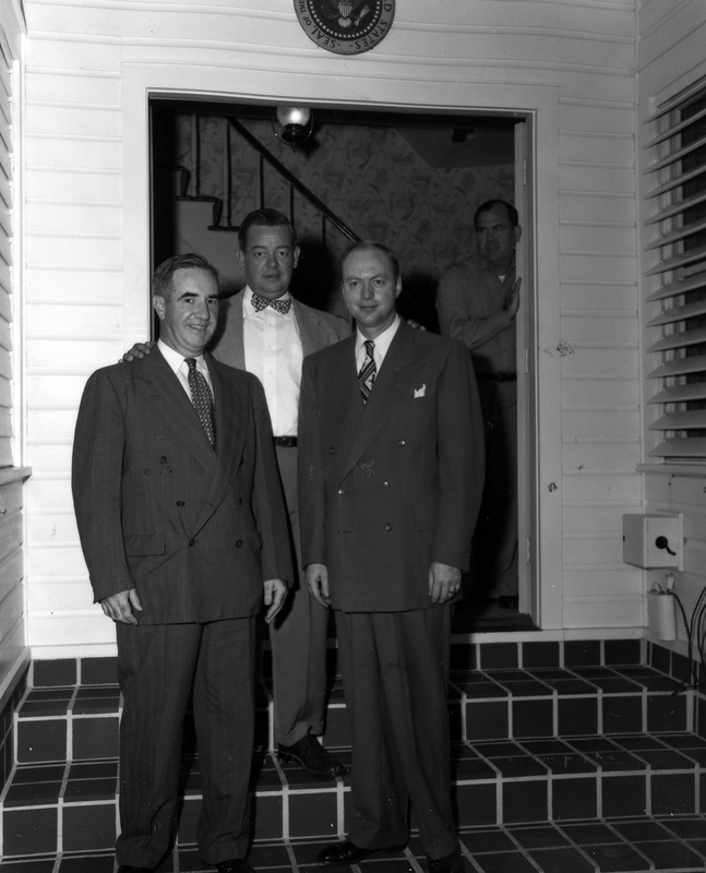 Frederick Lawton, Joseph Feeney, Elmer Staats, William Rigdon at the Little White House, Key ...