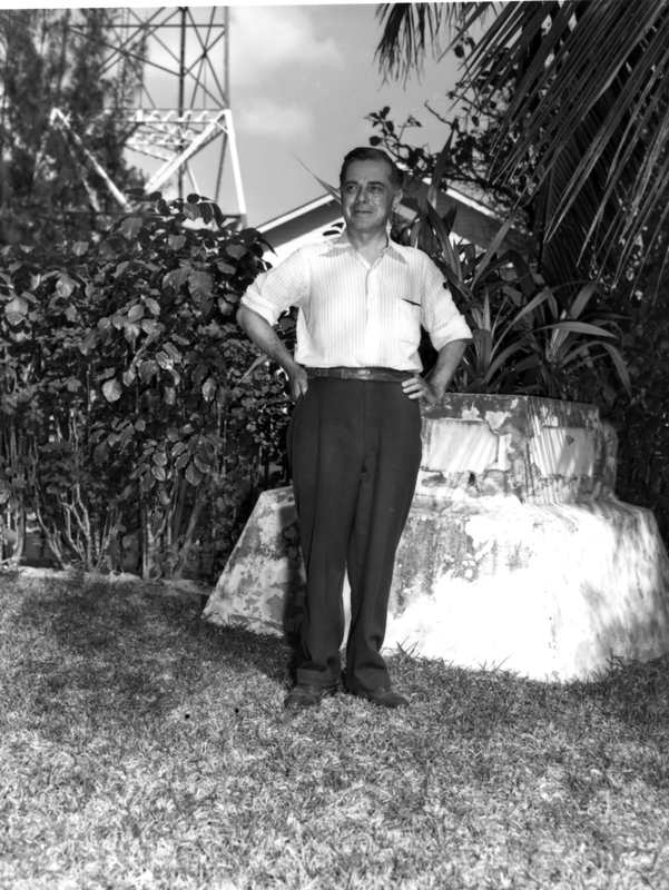 An Unidentified Man Poses for a Photo | Harry S. Truman