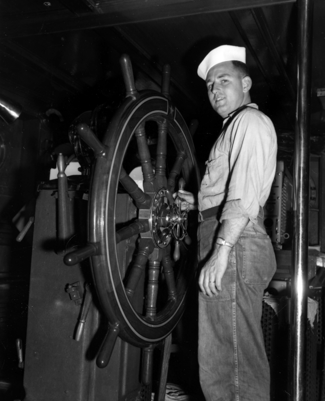 A Sailor Steers the Williamsburg | Harry S. Truman