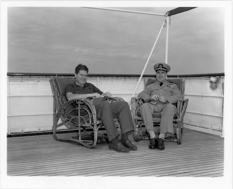Donald MacDonald and James Rowley on Board the Williamsburg | Harry S ...