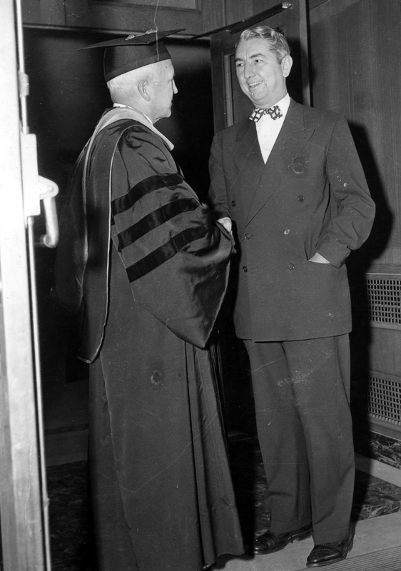 Attorney General Tom C. Clark With Robed Official | Harry S. Truman