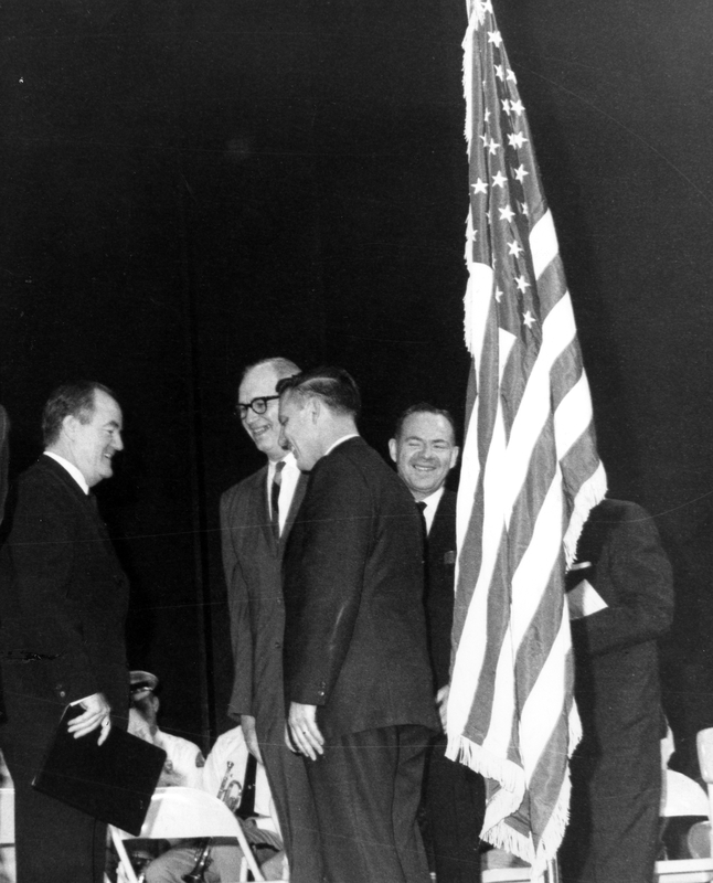 Labor Department Official Robert C. Goodwin With Hubert Humphrey ...