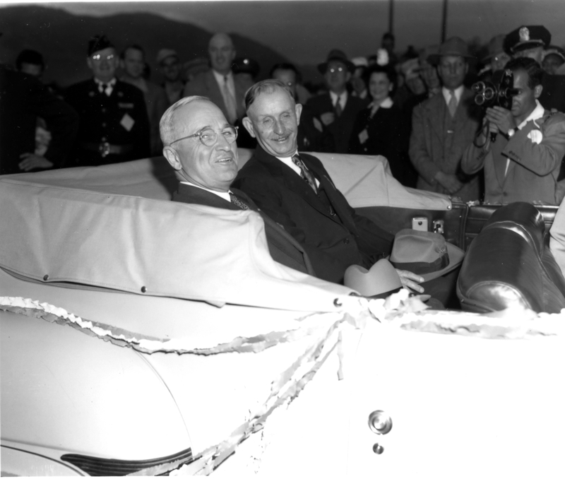 President Truman Rides in Open Car in Butte, Montana | Harry S. Truman