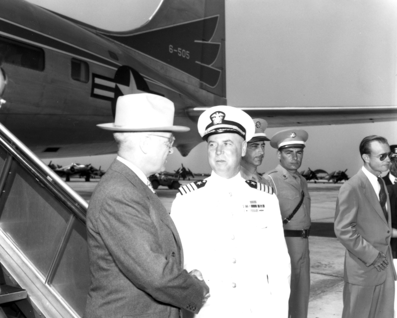 President Harry S. Truman Steps Off Airplane | Harry S. Truman