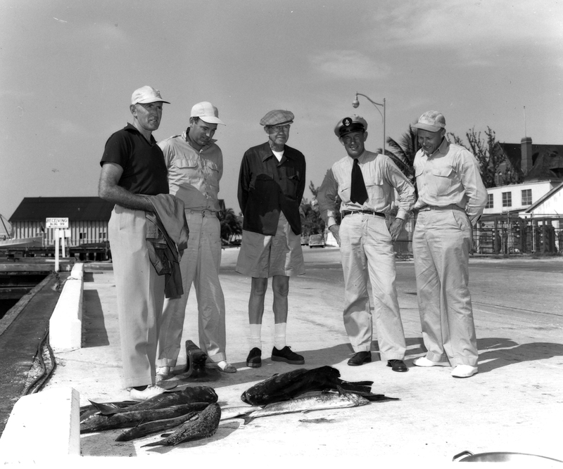 Another Photo of William D. Hassett and his Fishing Party | Harry S. Truman