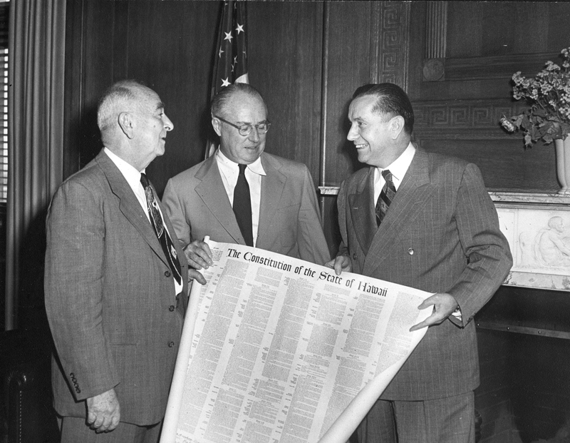 Presentation of Hawaii State Constitution | Harry S. Truman