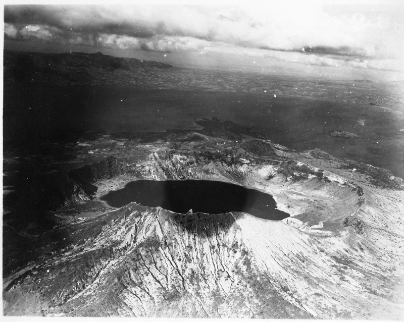 Aerial View of the Taal Volcano at Lake Taal | Harry S. Truman
