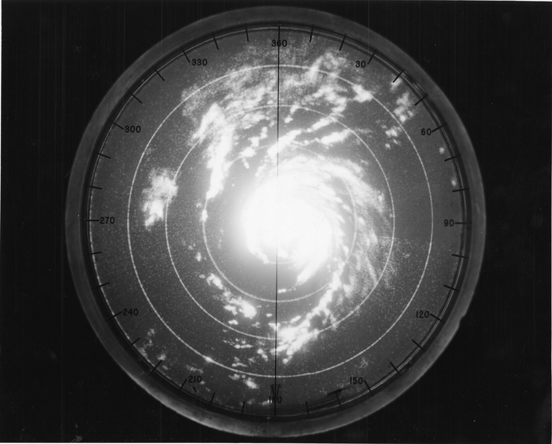 Radar Scope Photograph of Florida Hurricane | Harry S. Truman
