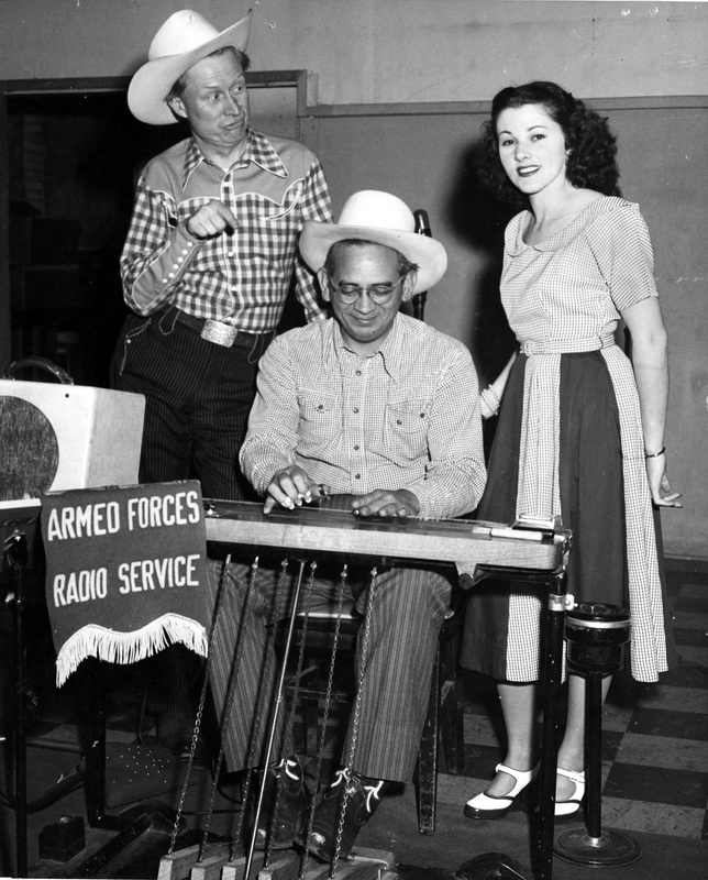 Redd Harper with Two Musicians in the Armed Forces Radio Service (AFRS ...