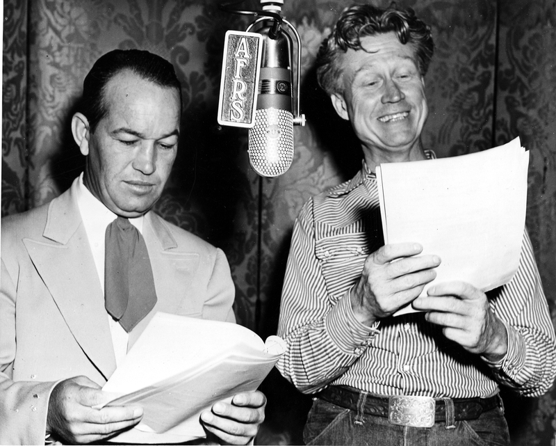 Spade Cooley and Redd Harper in the Armed Forces Radio Service (AFRS ...
