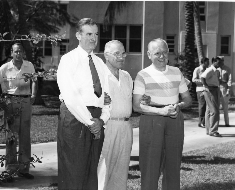 Truman Poses with Members of His Staff at Key West | Harry S. Truman