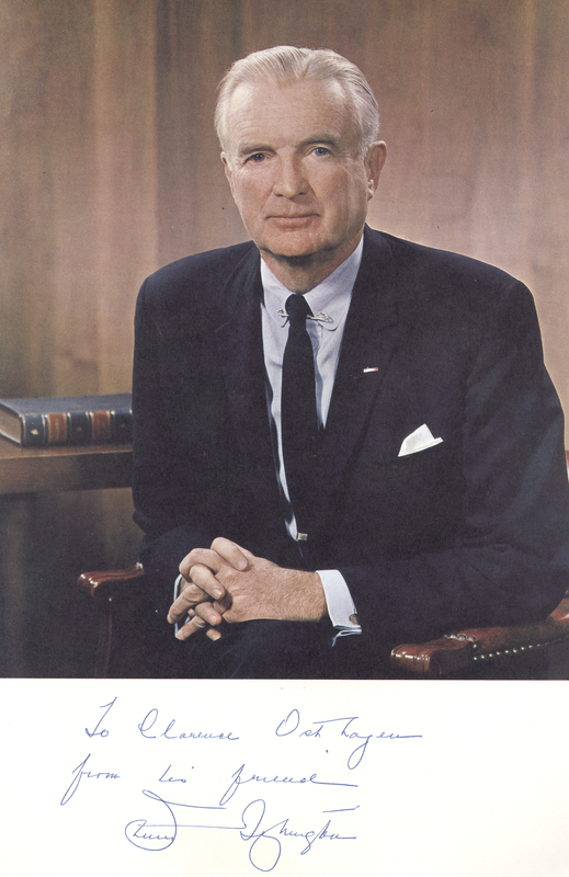 Autographed Picture of Stuart Symington | Harry S. Truman