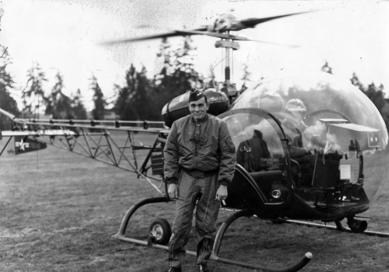 Major General Truman With Army Helicopter | Harry S. Truman