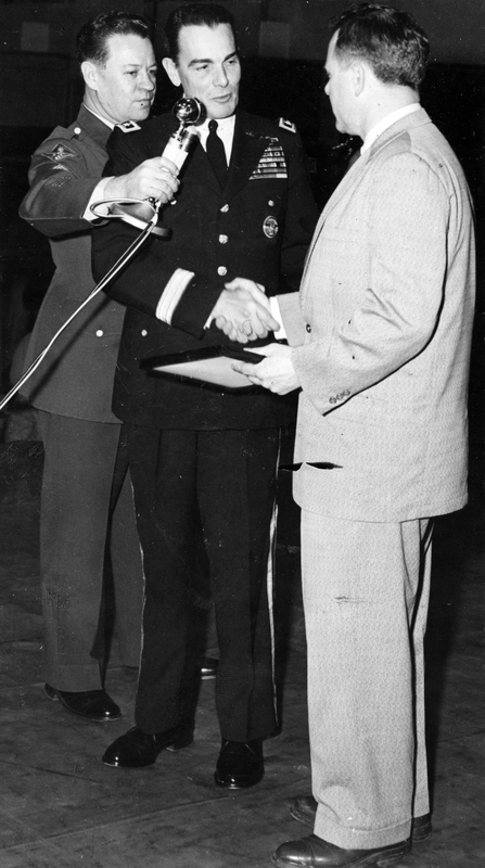 Major General Truman Honoring an Unidentified Individual | Harry S. Truman