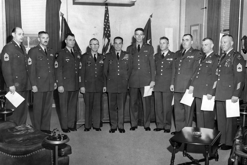 Major General Truman with Unidentified Military Personnel | Harry S. Truman