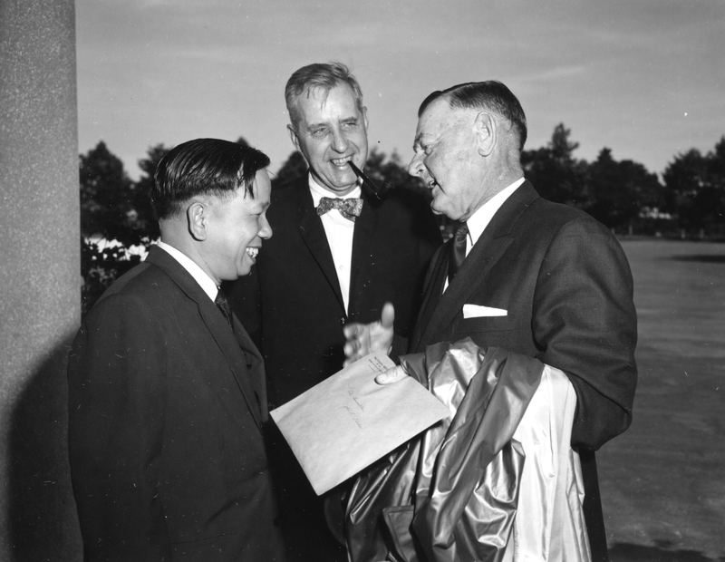 John L Pilcher and Unidentified Dignitaries | Harry S. Truman