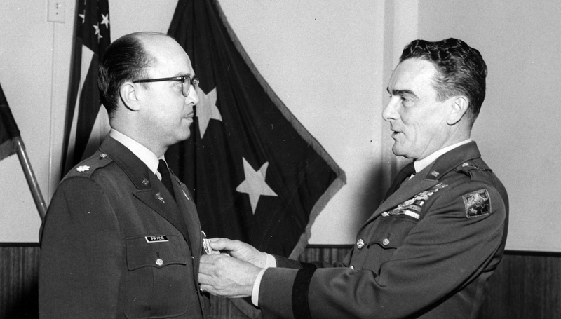 Lieutenant Colonel William G. Pryor Receives the Commendation Ribbon ...
