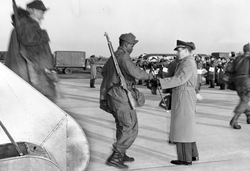 Major General Truman Arrives at McChord Air Force Base, Washington ...