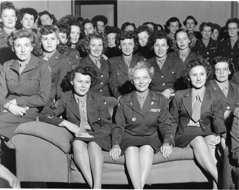 Women's Army Corps (WAC) Colonel Westray B. Boyce with Other WACs ...