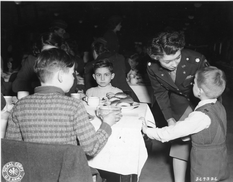 Lieutenant Colonel Kathleen McClure Entertains German Orphans at ...