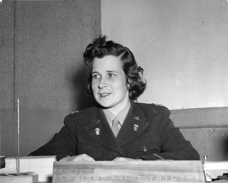 Photograph of Unidentified Women's Army Corps Officer | Harry S. Truman
