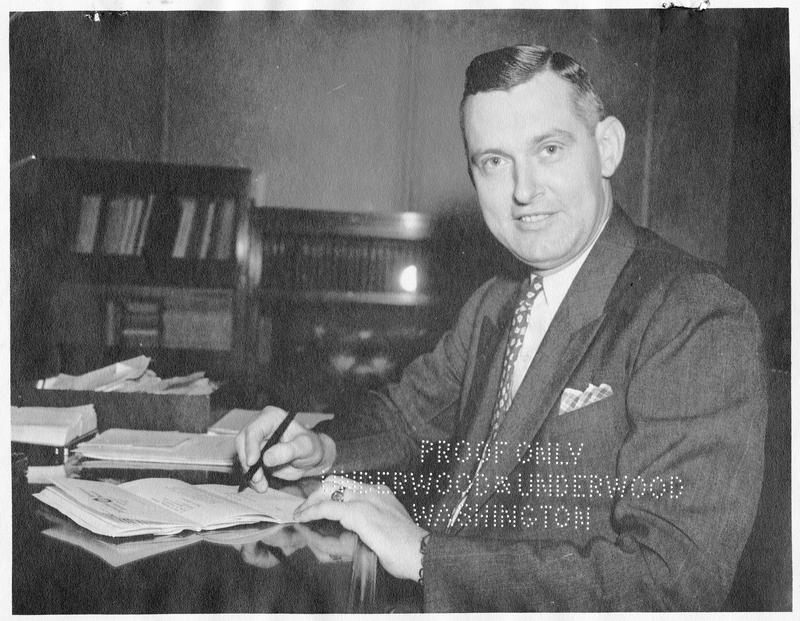 Proof of Photograph of John R. Steelman | Harry S. Truman