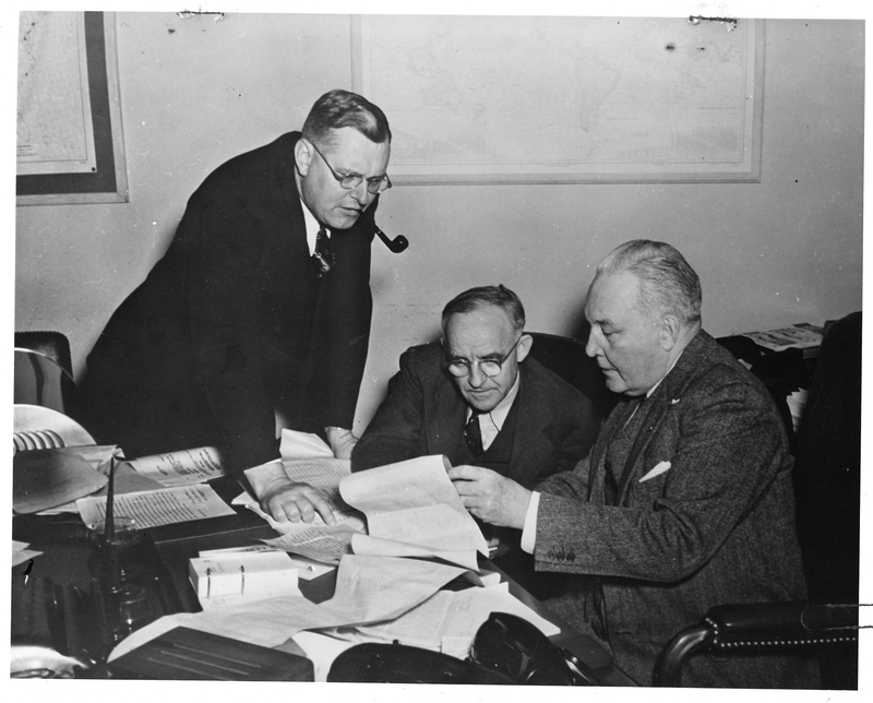 John R. Steelman at Work | Harry S. Truman