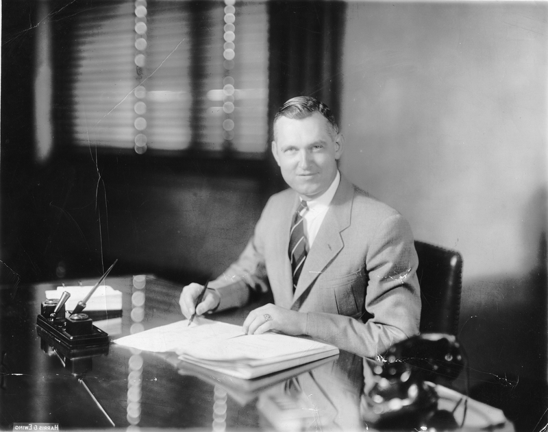 John R. Steelman Poses for a Photograph | Harry S. Truman