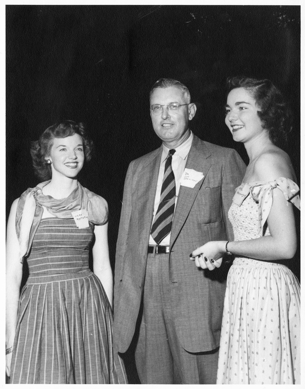 John R. Steelman Poses for Photograph with Miss Arkansas 1949 | Harry S ...