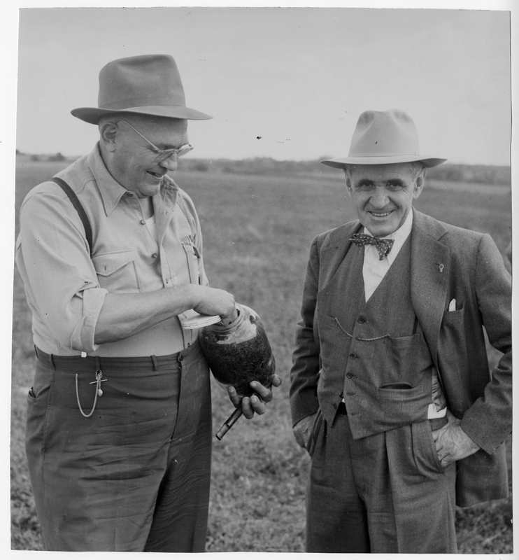 Dillard Lasseter and Unidentified Farmer | Harry S. Truman
