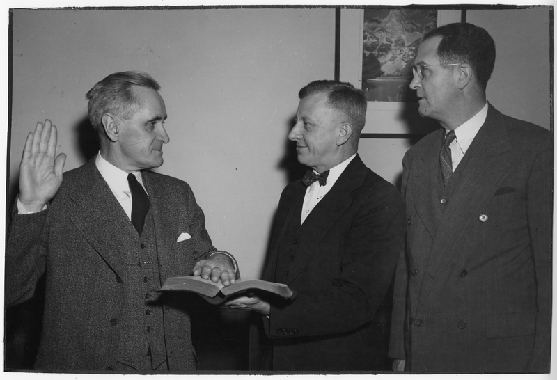 Dillard Lasseter Taking Oath of Office | Harry S. Truman