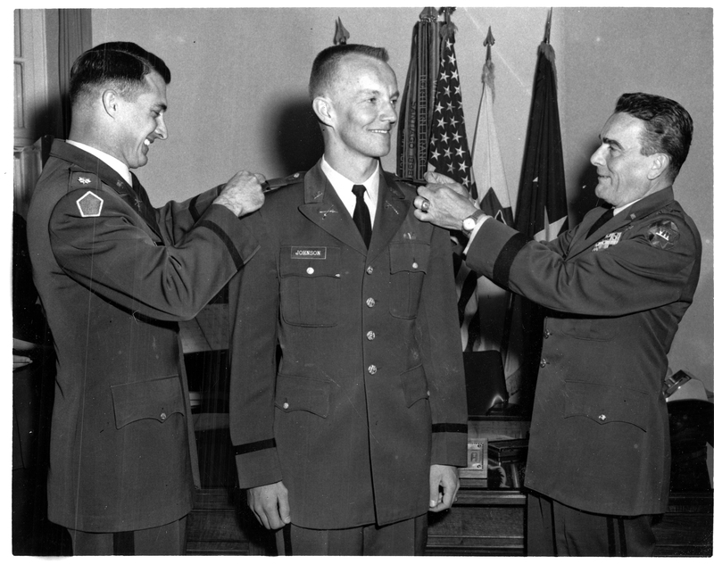 New Captain Fredrick A. Johnson Receives His Captain's Bars | Harry S ...