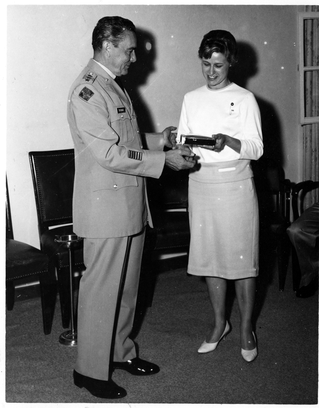 Mrs. Thompson Receives a Farewell Gift | Harry S. Truman