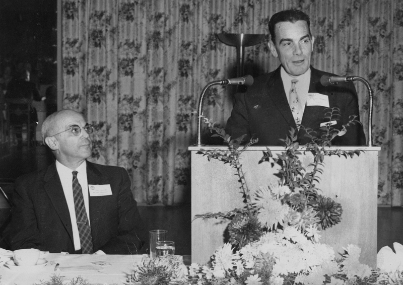 Admiral Leon Jacobi Listening to Major General Louis W. Truman | Harry ...
