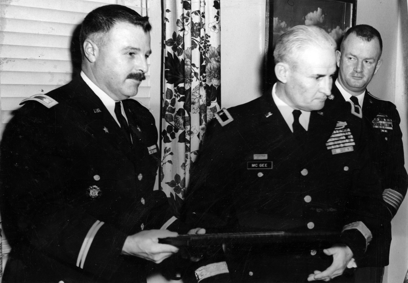 Major General Edward J. McGee at Fort Lewis, Washington | Harry S. Truman