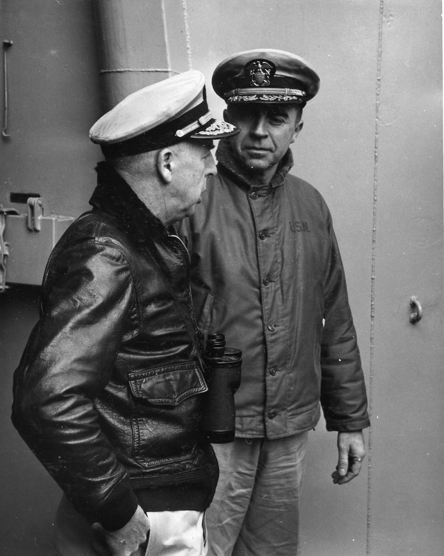 Rear Admiral Allan Smith and Captain Lewis Parks | Harry S. Truman