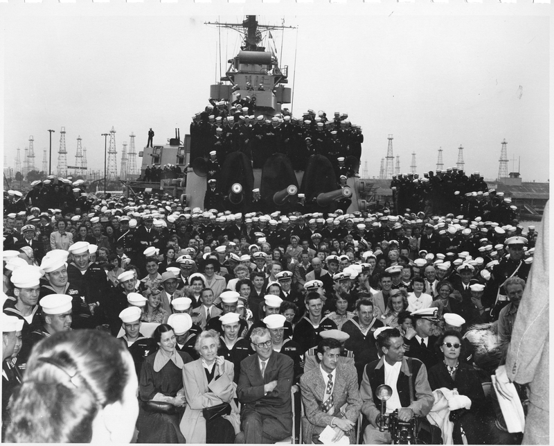 USS Manchester Crew and Officers at USS Manchester Celebration | Harry ...