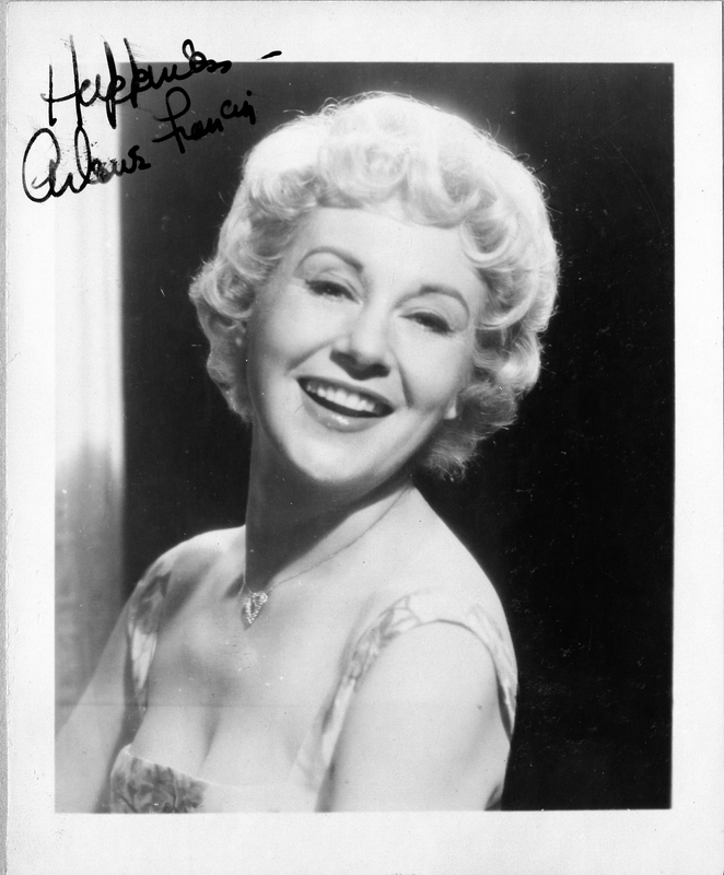 Autographed Portrait of Arlene Francis | Harry S. Truman