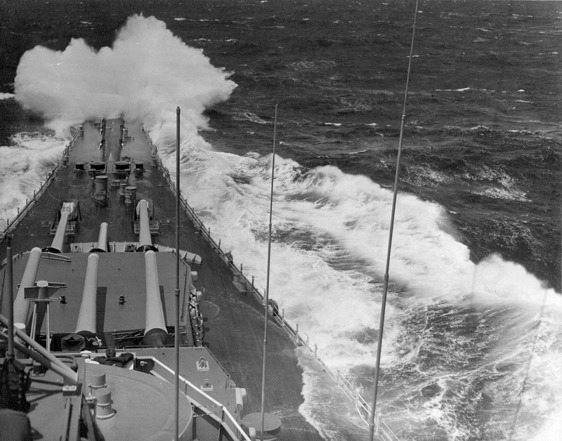 USS Wisconsin at Sea | Harry S. Truman