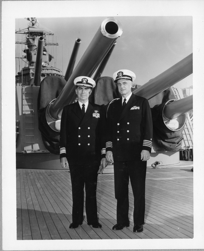 Rear Admiral Lewis S. Parks and Captain Renken | Harry S. Truman