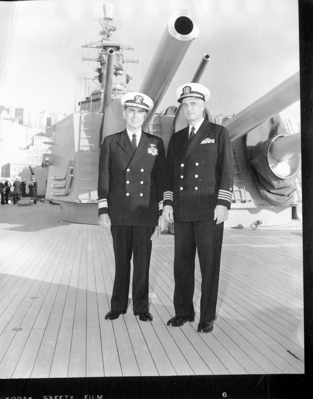 Rear Admiral Lewis S. Parks and Captain Renken | Harry S. Truman