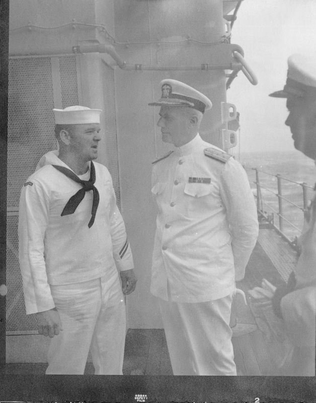 Sailor Talks to Officers | Harry S. Truman