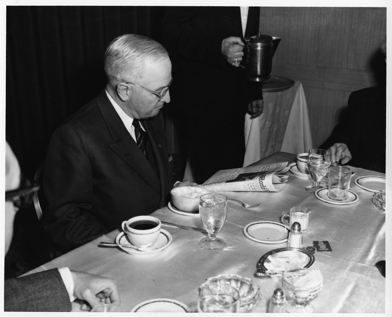 Former President Harry S. Truman Reads the Paper | Harry S. Truman