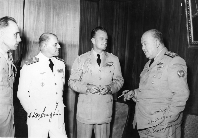 Brigadier General Reuben Hood and General Robert Landry in Brazil ...
